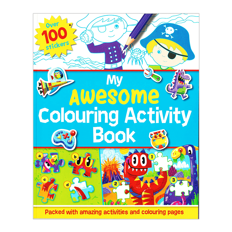 Learning is Fun. MY COLORING ACTIVITY BOOK-AWESOME