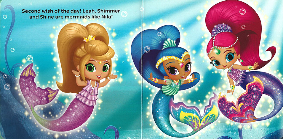 Learning is Fun. NICKELODEON SHIMMER & SHINE STORYBOARD-MAGICAL MERMAIDS