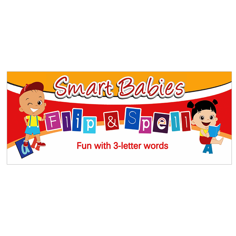 Learning is Fun. SMART BABIES FLIP & SPELL - RED