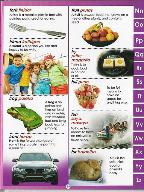 Learning is Fun. SMART KIDS MY FIRST PICTURE DICTIONARY