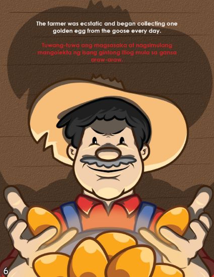 Learning is Fun. BATANG MATALINO AESOP'S FABLE-THE GOOSE THAT LAID THE ...