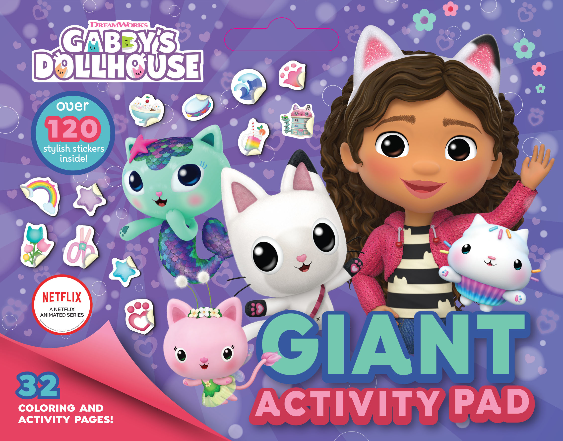 Learning is Fun. GABBY'S DOLLHOUSE GIANT ACTIVITY PAD